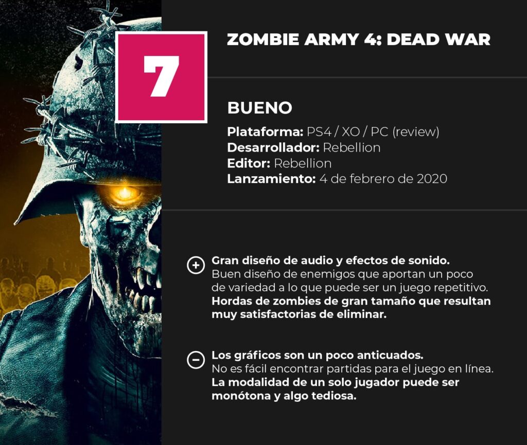 Zombie Army 4: Dead War | Review – Bonus Stage MX