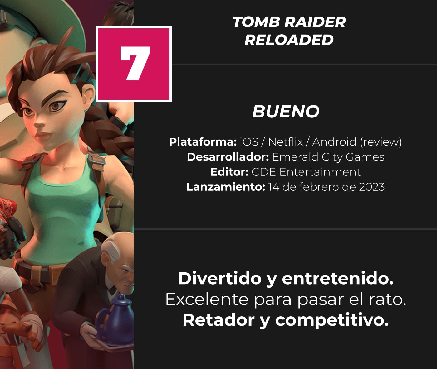 Tomb Raider Reloaded | Review – Bonus Stage MX