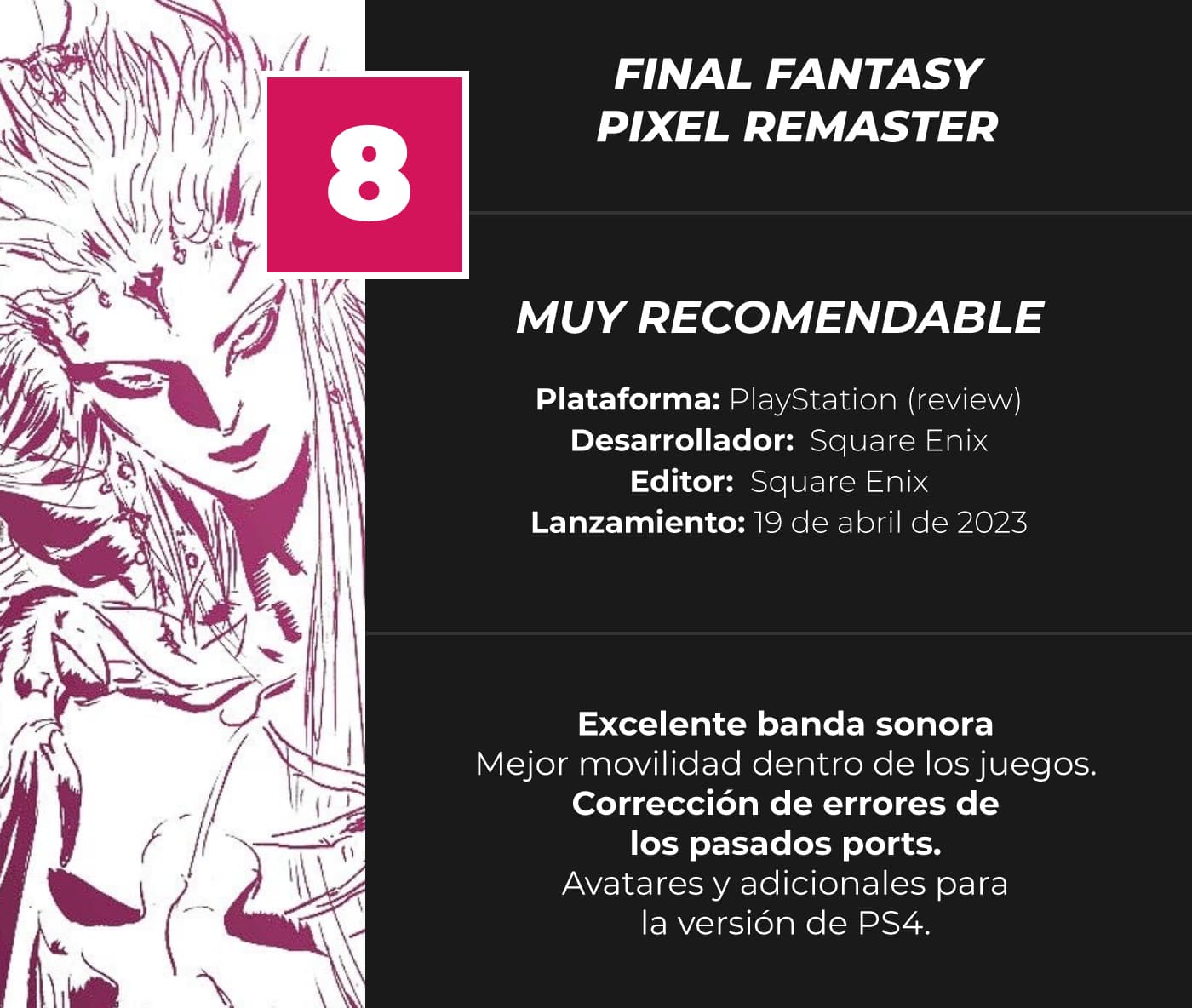 Final Fantasy Pixel Remaster | Review – Bonus Stage MX